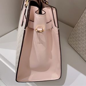 Michael Kors | Bags | Michael Kors Hamilton Medium Satchels In Vanillapink | Poshmark